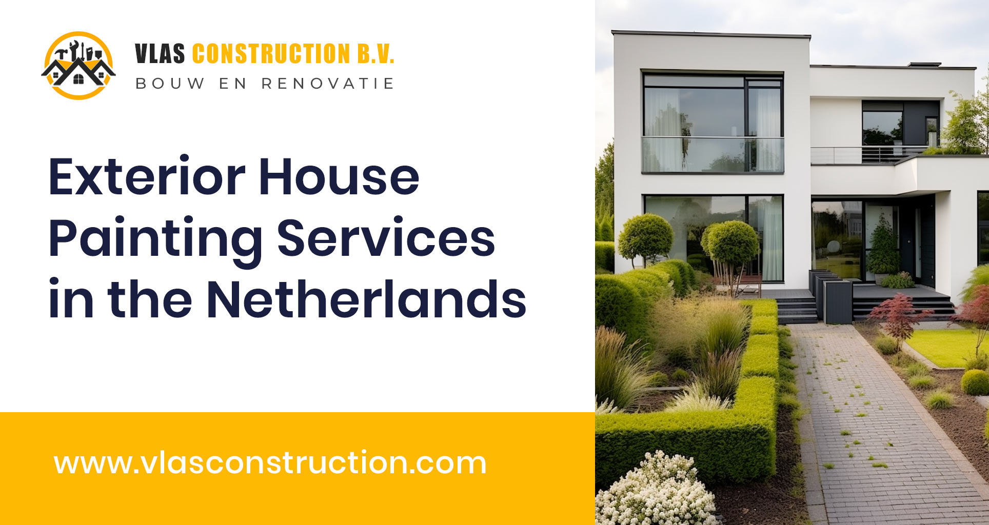 Exterior House Painting Services | Vlas Construction B.V.